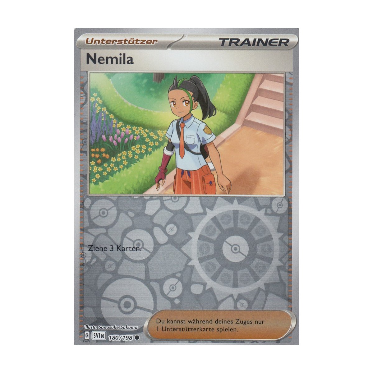 Nemila 180/198 REVERSE HOLO Karmesin und Purpur Pokemon Karte kaufen