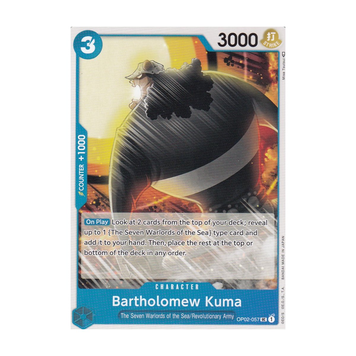 Bartholomew Kuma OP02-057 Paramount War kaufen