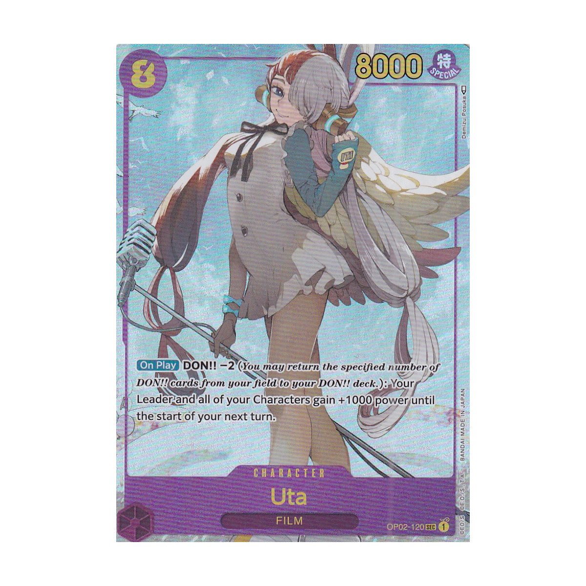 Uta Alternate Art (Parallel Rare) OP02-120-ALT Paramount War kaufen