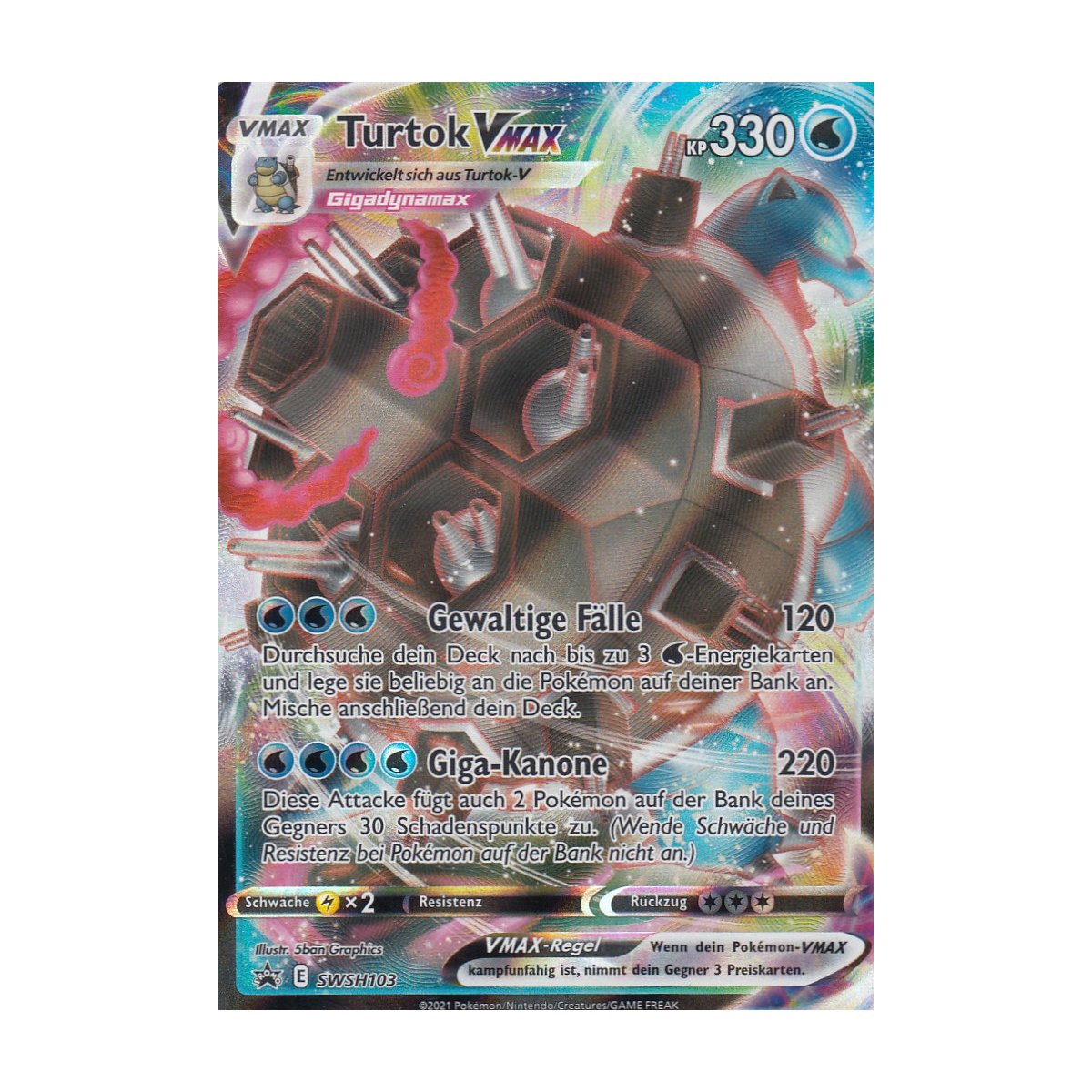 Turtok VMax SWSH103 SWSH Promos Pokemon Karte günstig kaufen