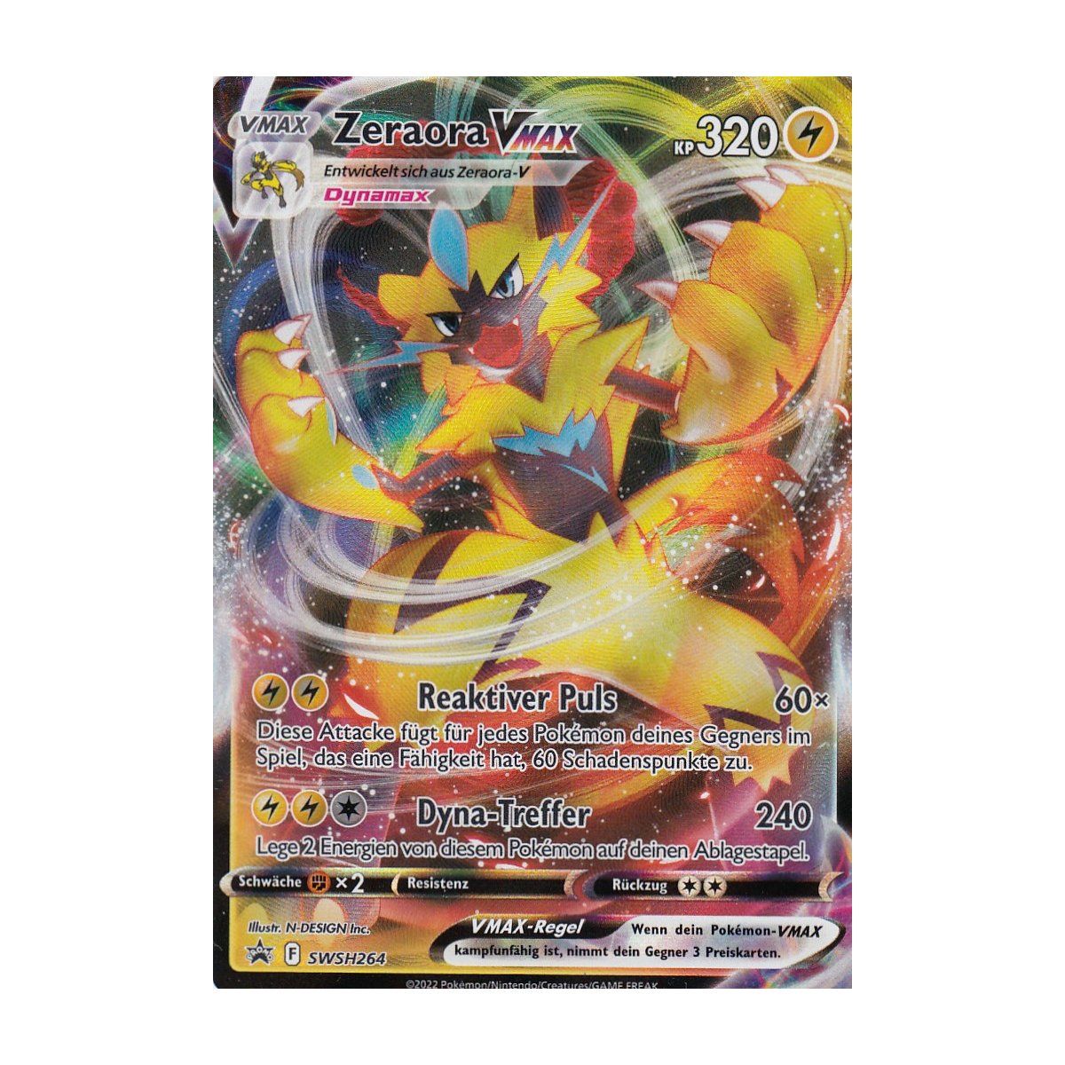 Zeraora VMax SWSH264 SWSH Promos Pokemon Karte günstig kaufen