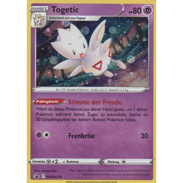 Togetic SWSH276 SWSH Promos Pokemon Karte günstig kaufen