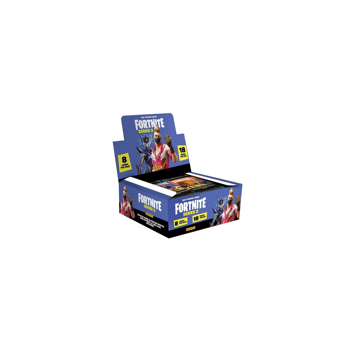 Fortnite Trading Cards Serie 3 US - Display (18 Booster) Sammelkarten ...