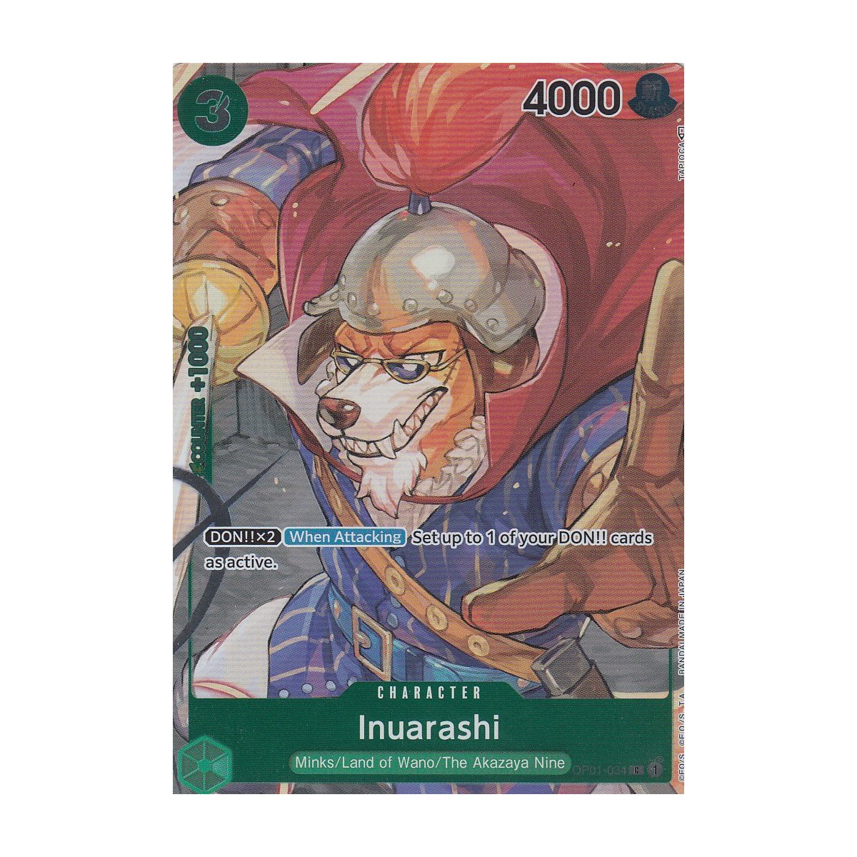 Inuarashi Boxtopper Boxtopper OP01-034-BOX Romance Dawn kaufen