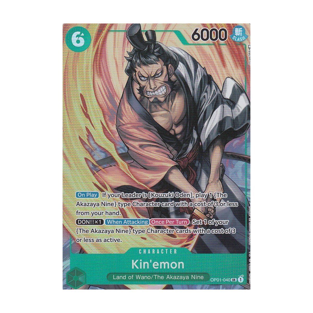 Kin'emon Alternate Art (Parallel Rare) OP01-040-ALT Romance Dawn kaufen