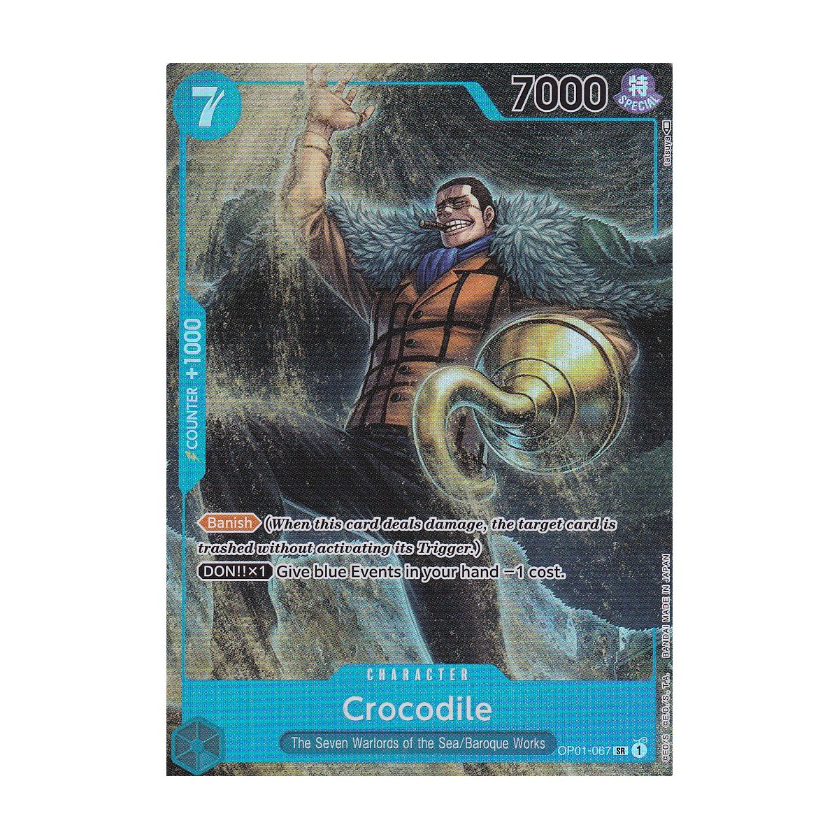 Crocodile Alternate Art (Parallel Rare) OP01-067-ALT Romance Dawn kaufen