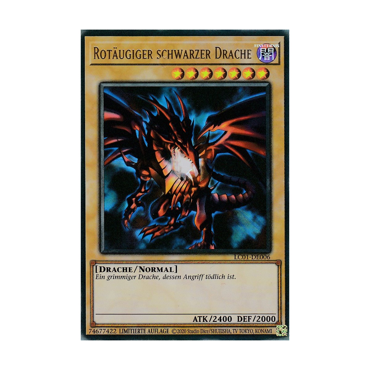 Rotäugiger schwarzer Drache LC25-DE006 Legendary Collection: 25th ...
