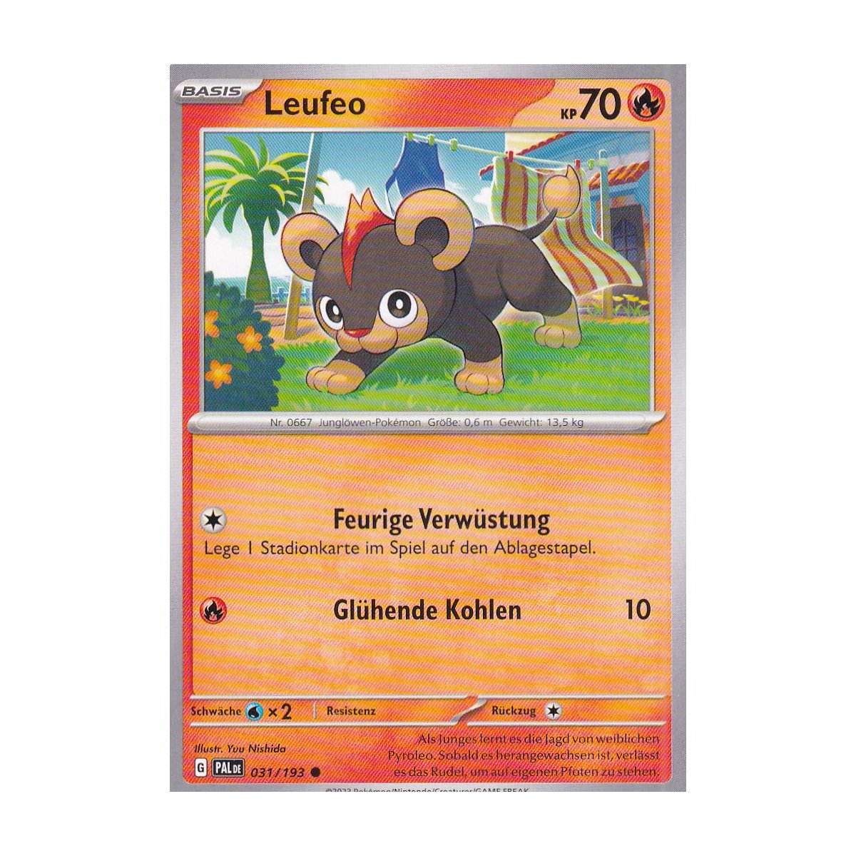 Leufeo 031/193 Entwicklungen in Paldea Pokemon Karte kaufen