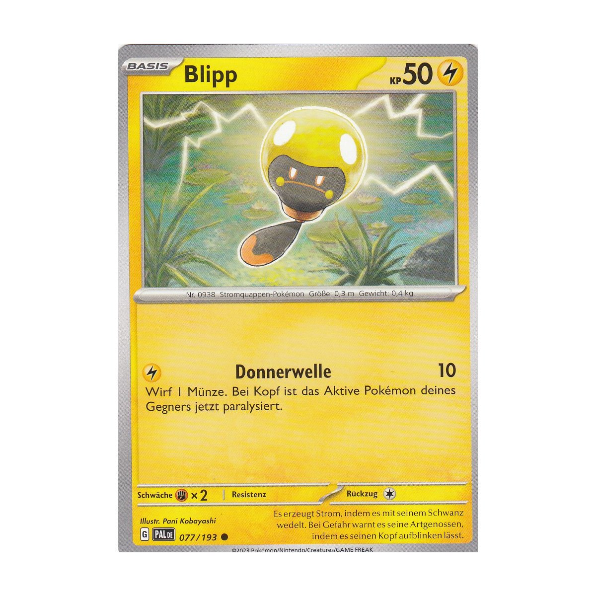 Blipp 077/193 Entwicklungen in Paldea Pokemon Karte kaufen