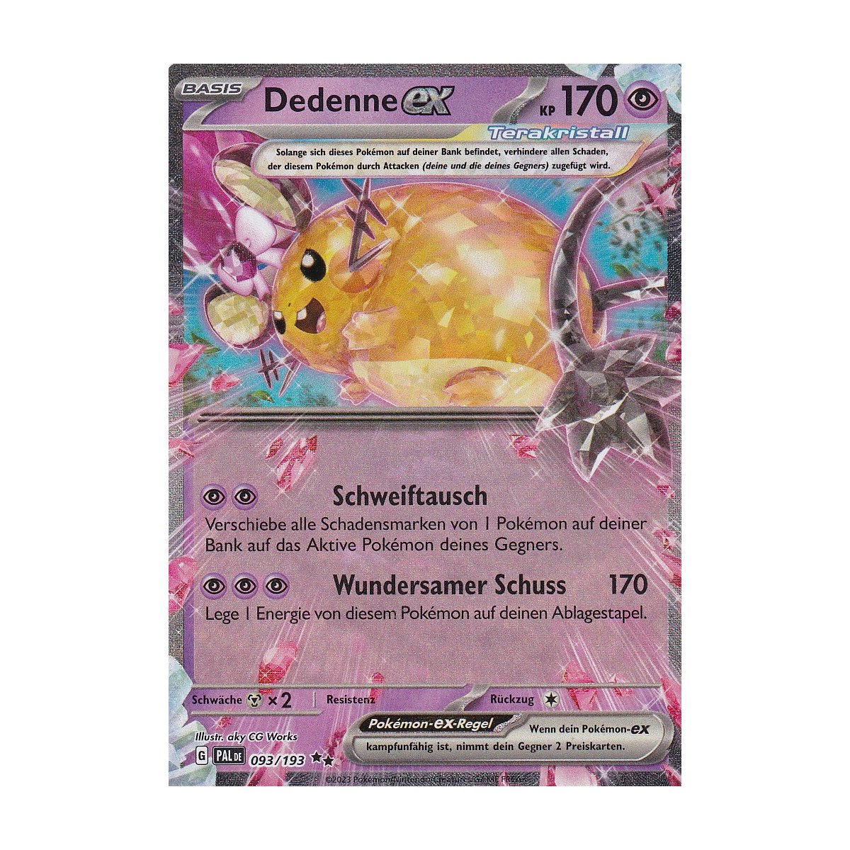 Dedenne ex 093/193 Entwicklungen in Paldea Pokemon Karte kaufen