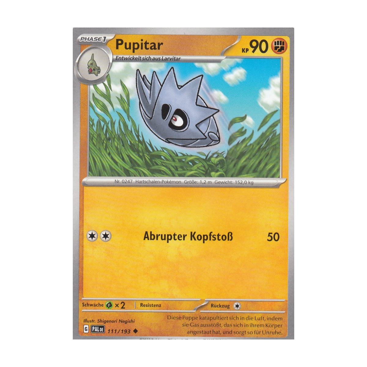 Pupitar 111/193 Entwicklungen in Paldea Pokemon Karte kaufen
