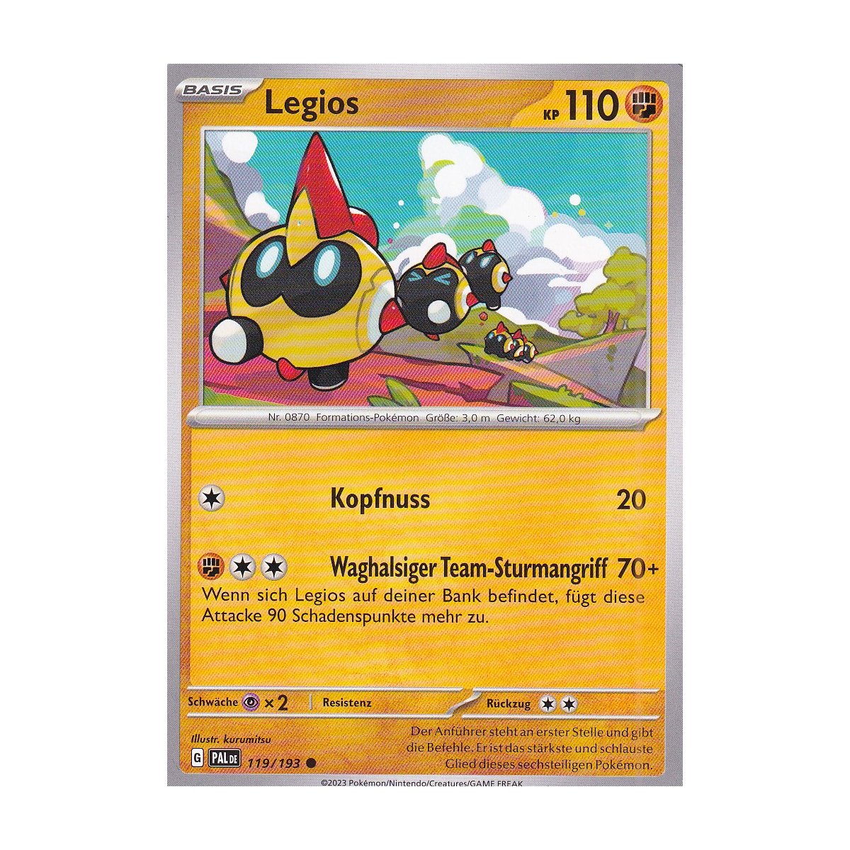 Legios 119/193 Entwicklungen in Paldea Pokemon Karte kaufen