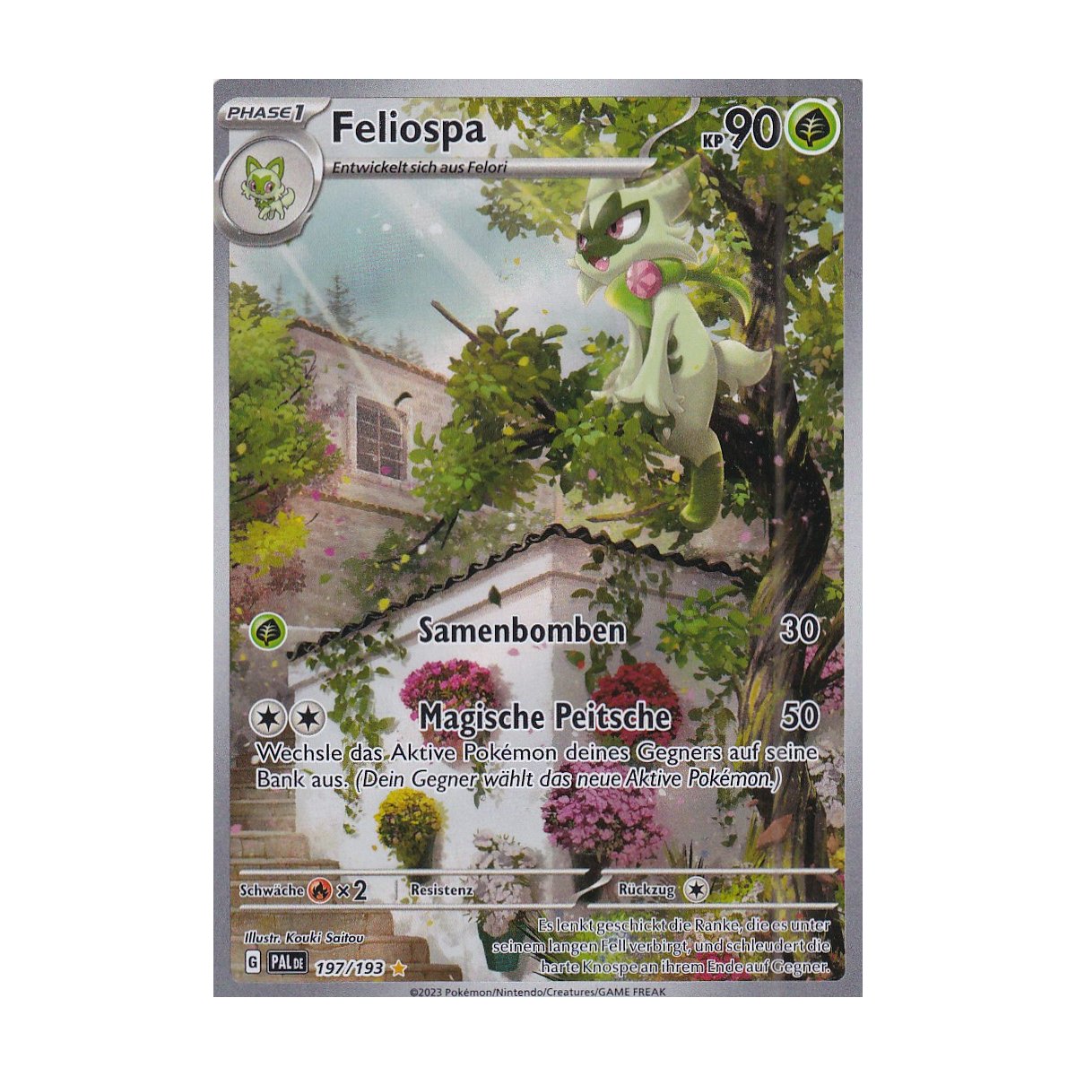 Feliospa 197/193 Illustration Rare Entwicklungen in Paldea Pokemon ...