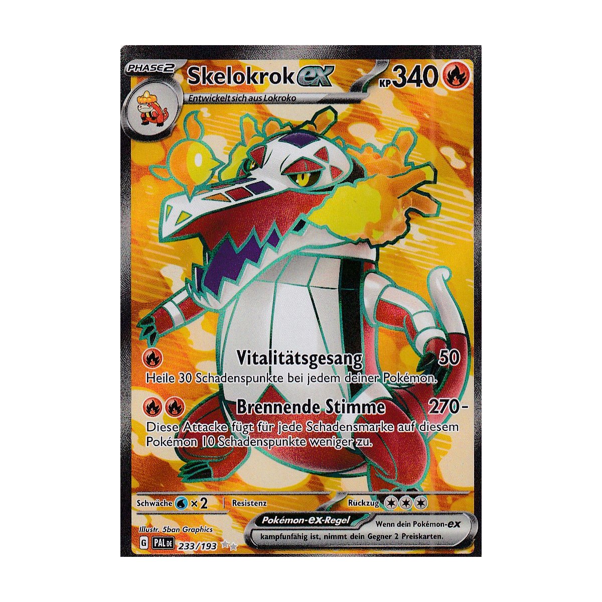 Skelokrok ex 233/193 Fullart Entwicklungen in Paldea Pokemon Karte kaufen