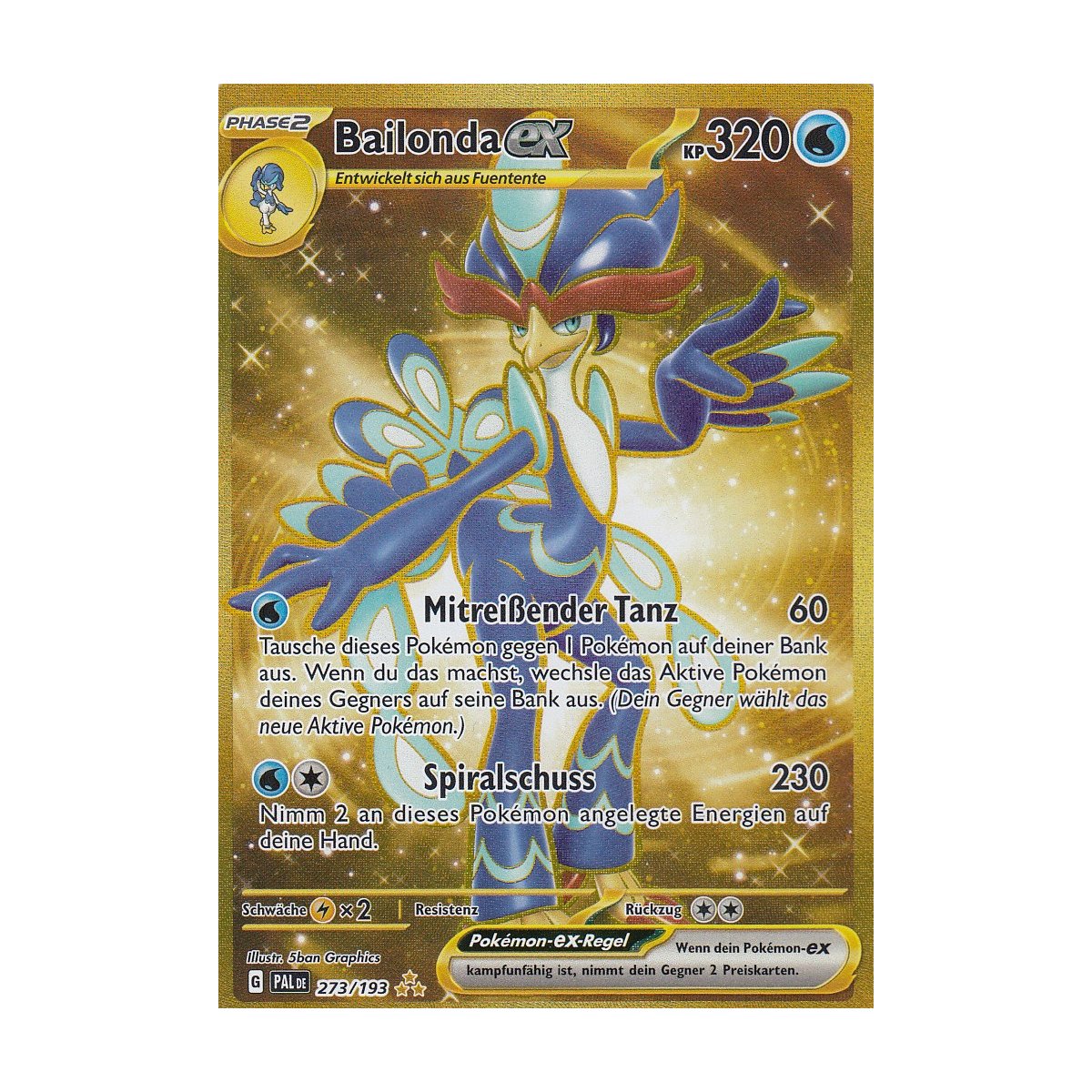 Bailonda ex 273/193 Hyper Rare Entwicklungen in Paldea Pokemon Karte kaufen