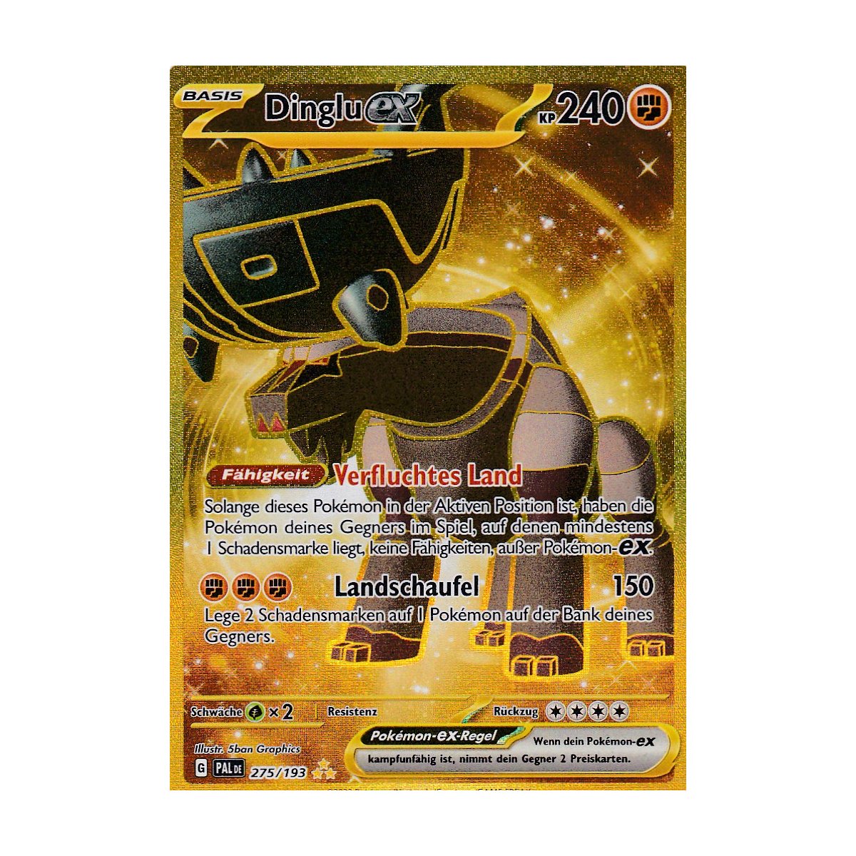 Dinglu ex 275/193 Hyper Rare Entwicklungen in Paldea Pokemon Karte kaufen