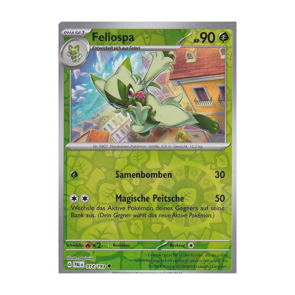Feliospa 014/193 REVERSE HOLO Entwicklungen in Paldea Pokemon Karte kaufen