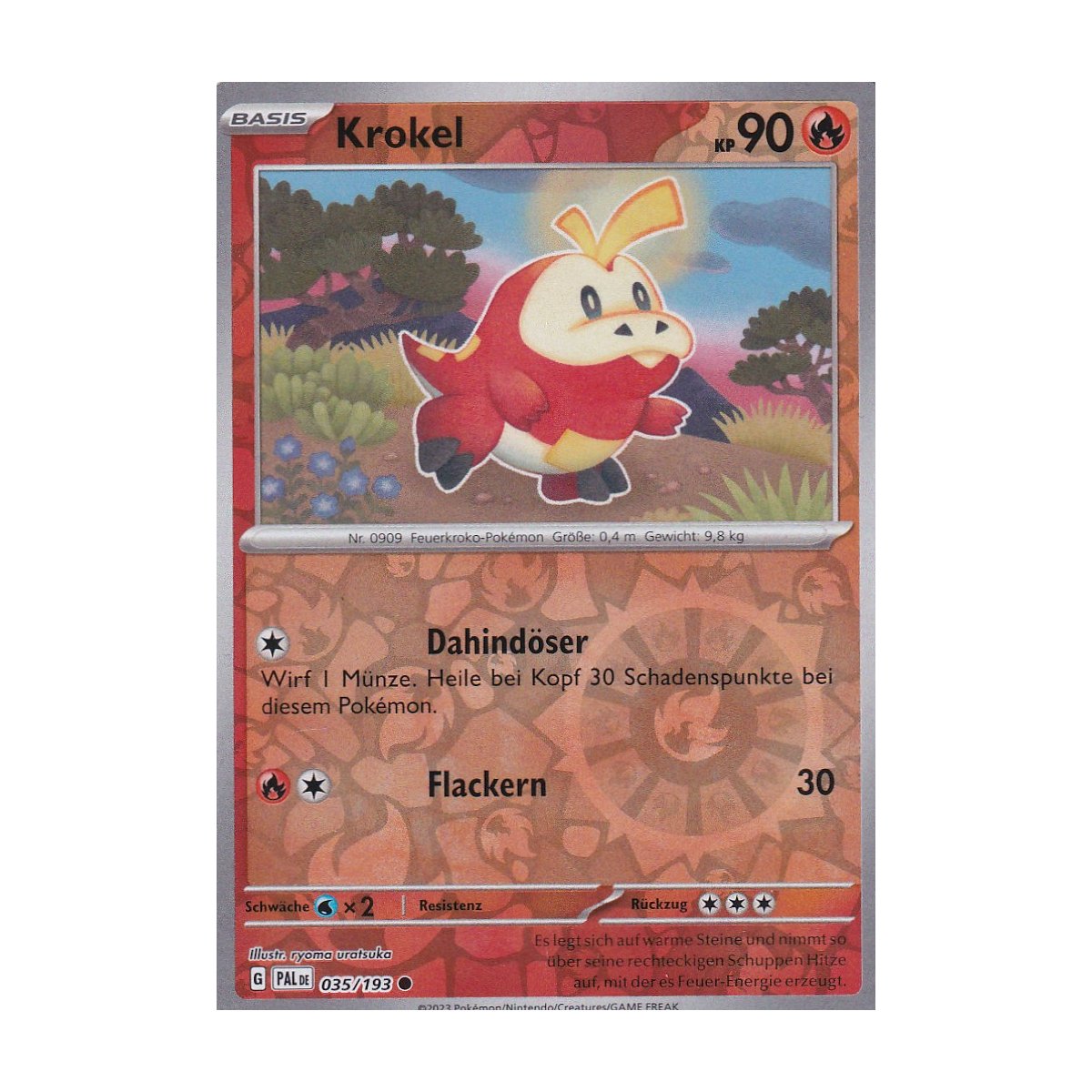 Krokel 035/193 REVERSE HOLO Entwicklungen in Paldea Pokemon Karte kaufen