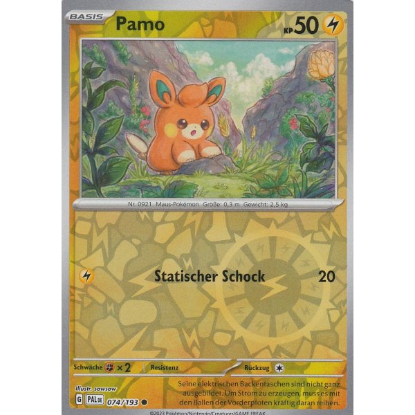 Pamo 074/193 Entwicklungen in Paldea Pokemon Karte günstig kaufen