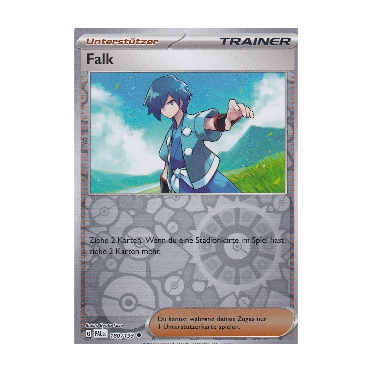 Falk 180/193 REVERSE HOLO Entwicklungen in Paldea Pokemon Karte kaufen