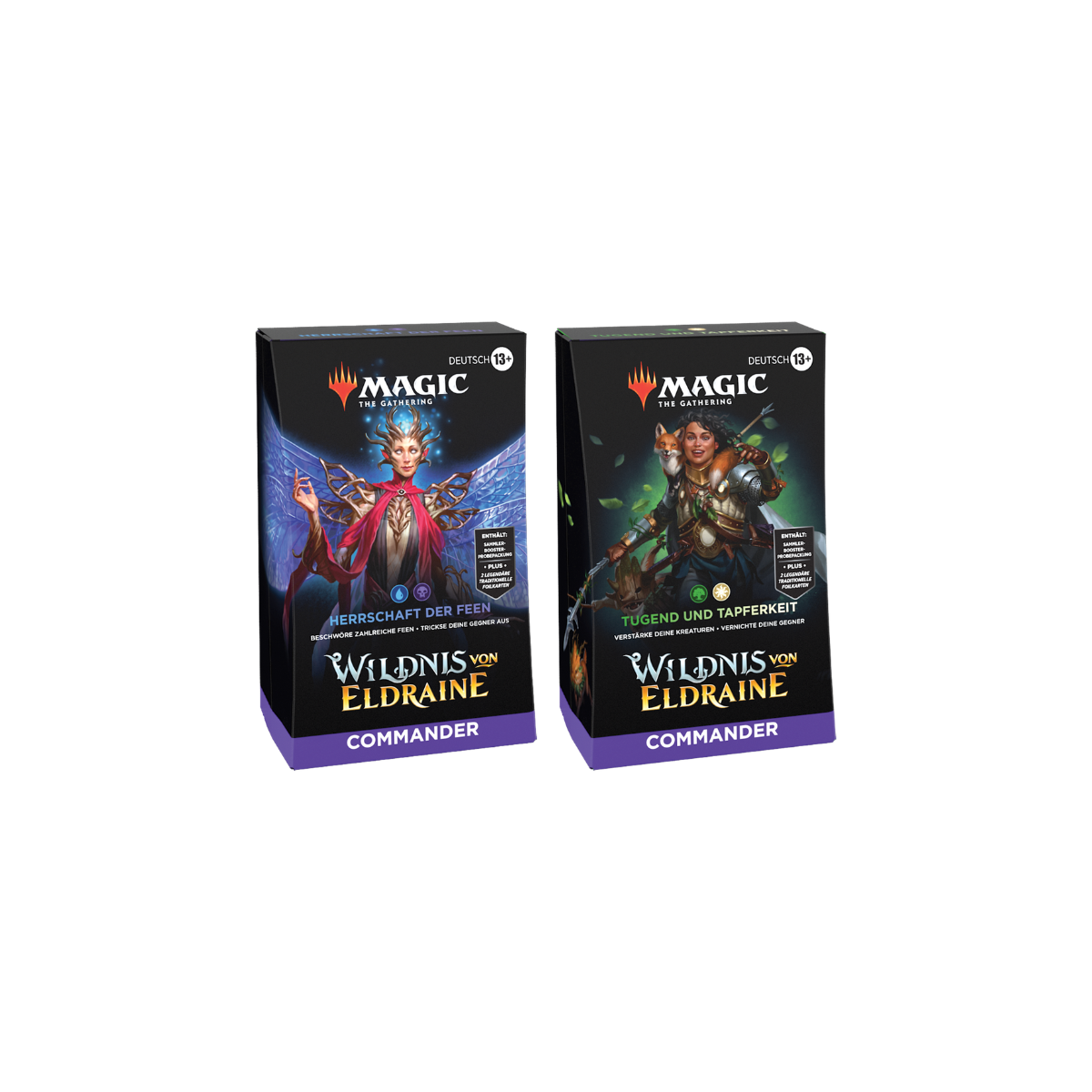 Wildnis von Eldraine Commander Decks (alle 2, deutsch) Magic the ...