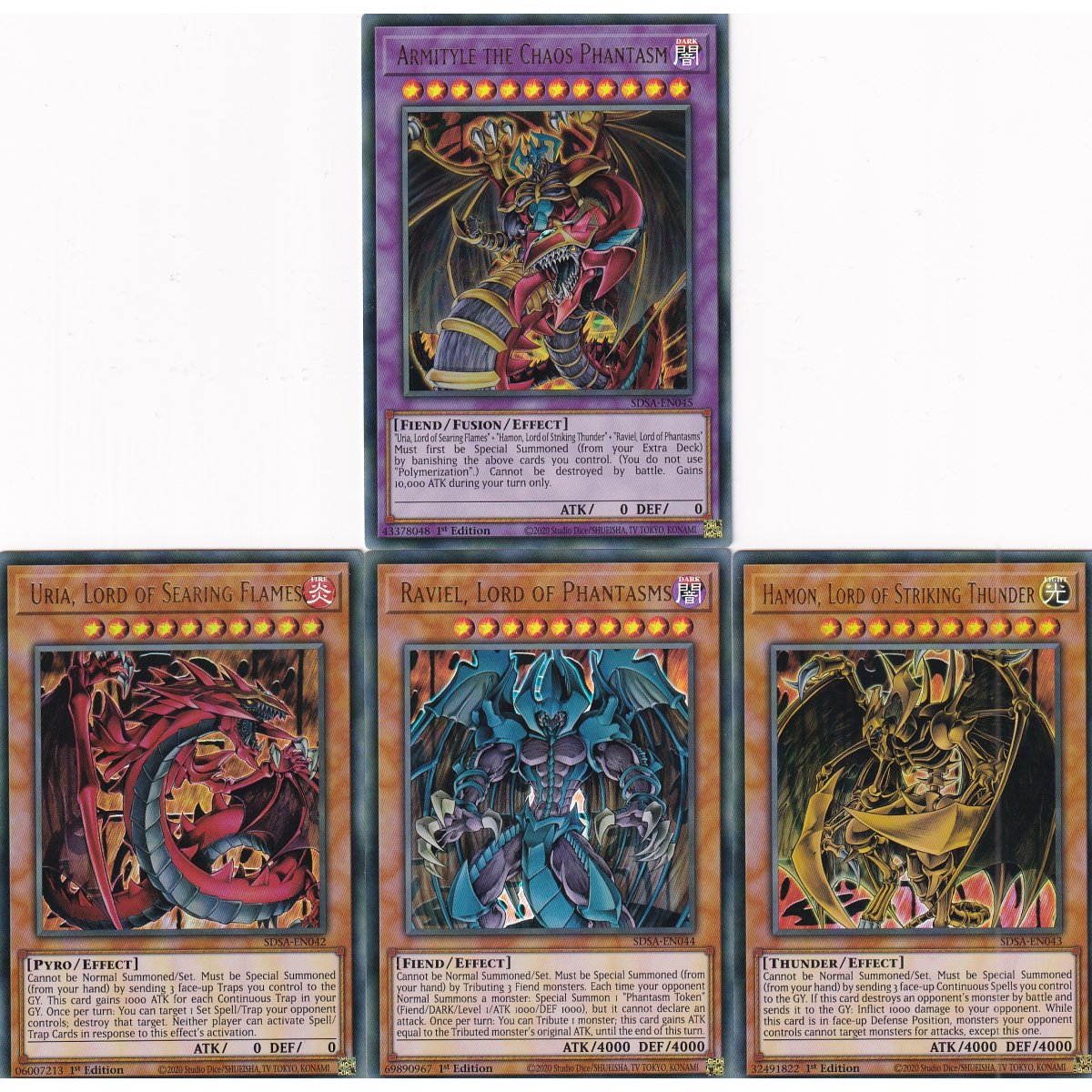 Heilige Ungeheuer-Set - Uria, Hamon, Raviel + Armityle the Chaos ...