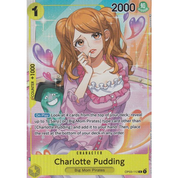 Charlotte Pudding Alternate Art (Parallel Rare) OP03-112-ALT Pillars of ...