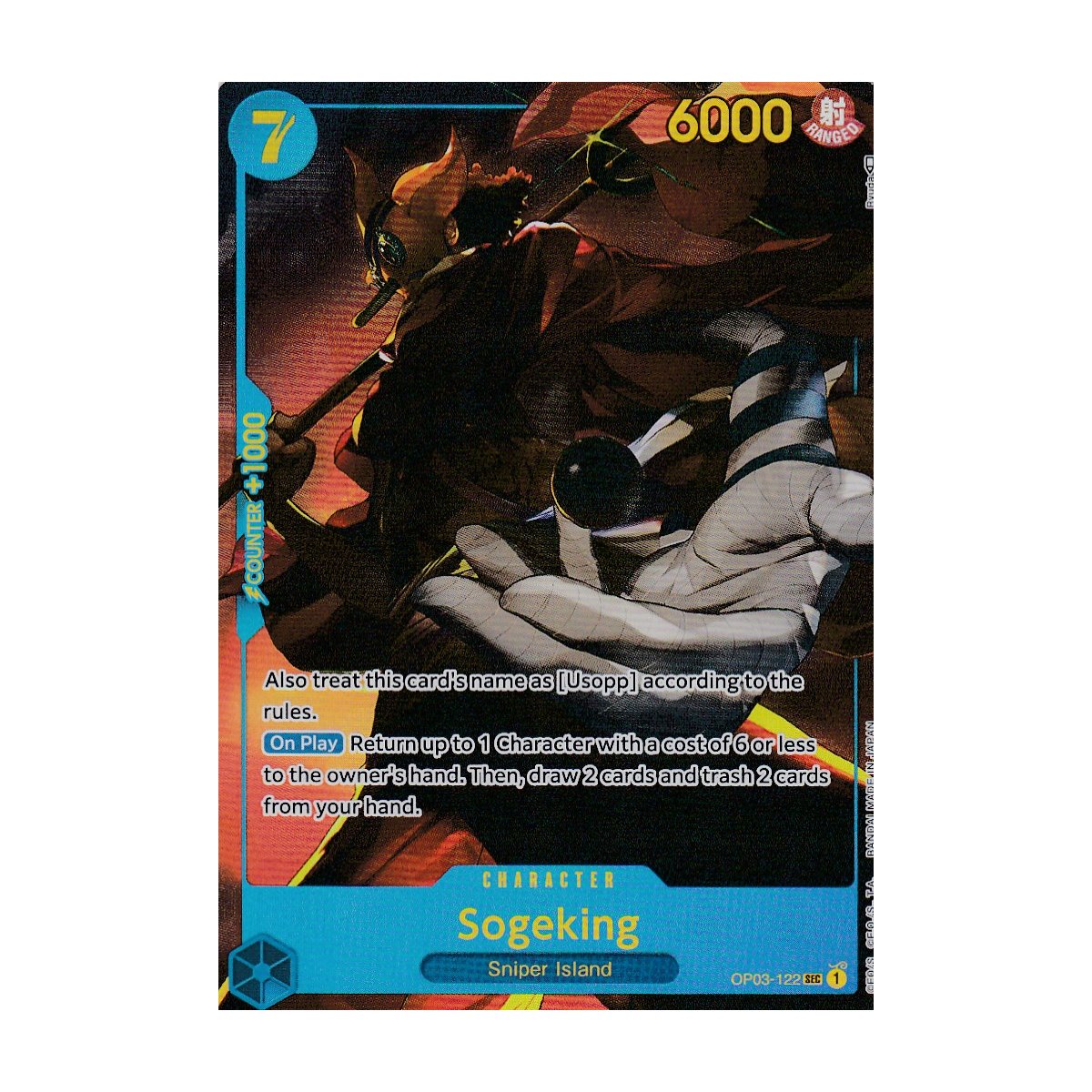 Sogeking Alternate Art (Parallel Rare) OP03-122-ALT Pillars of Strength kaufen