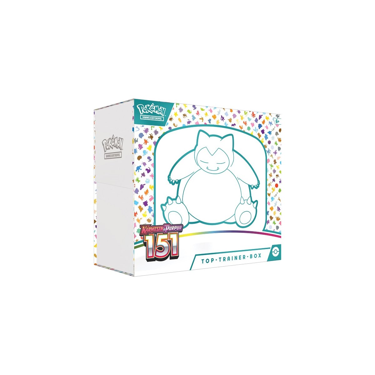 Karmesin & Purpur 151 Top Trainer Box Relaxo (deutsch) Pokemon kaufen