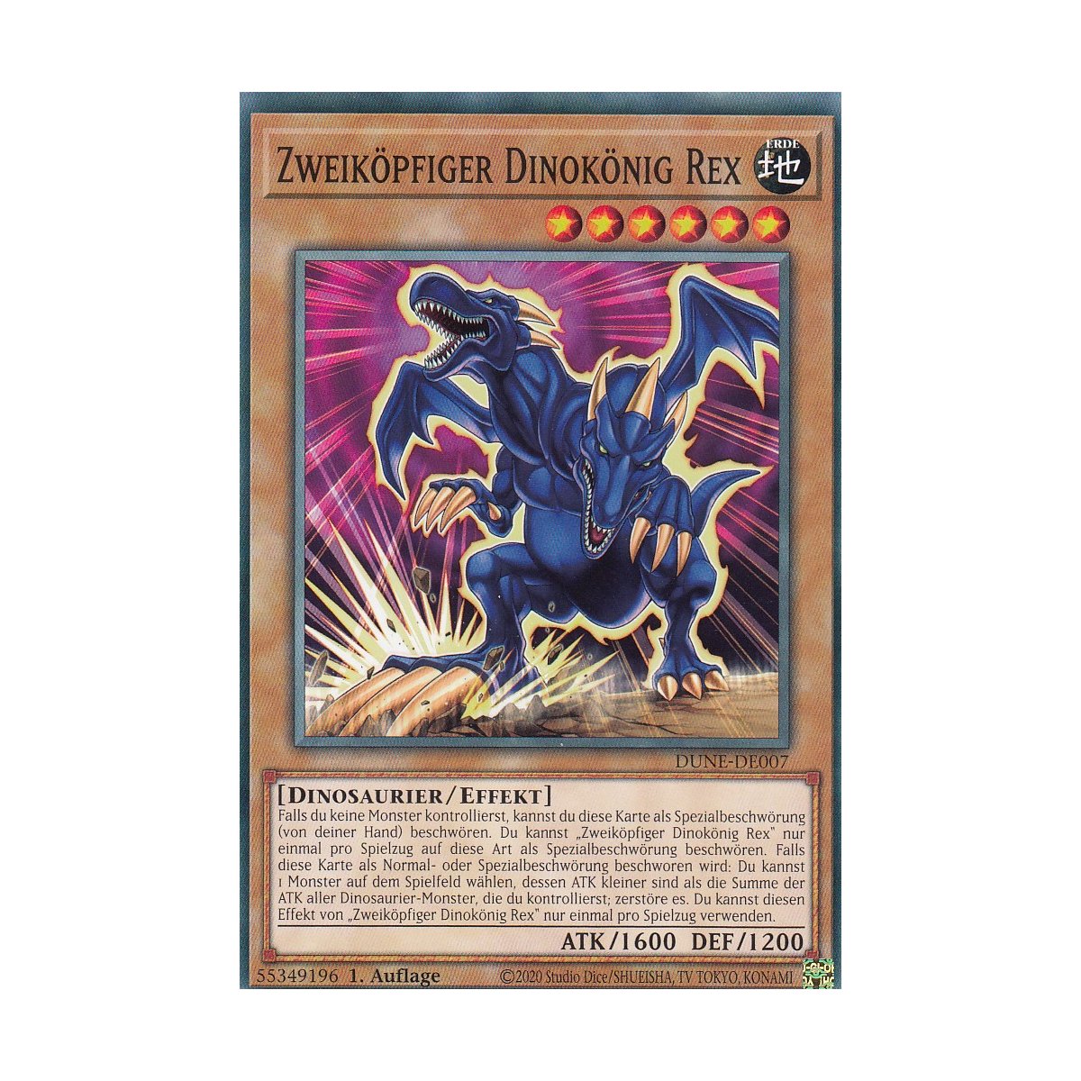 Zweiköpfiger Dinokönig Rex DUNE-DE007 Duelist Nexus kaufen