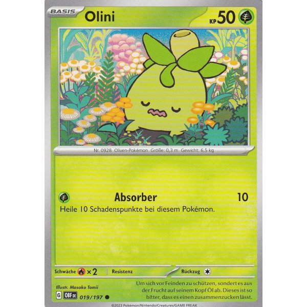 Olini 019/197 Obsidianflammen Pokemon Karte günstig kaufen