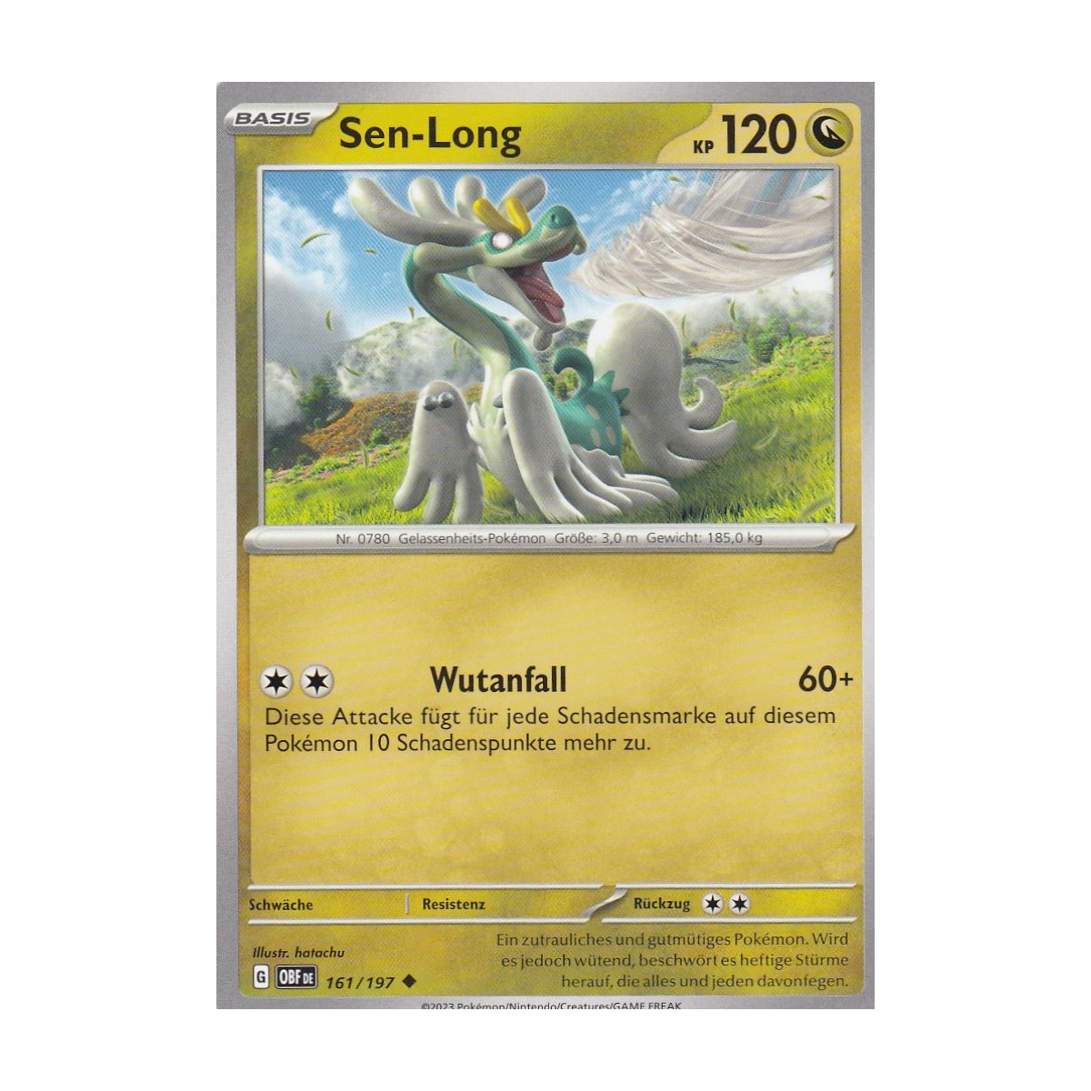 Sen-Long 161/197 Obsidianflammen Pokemon Karte günstig kaufen