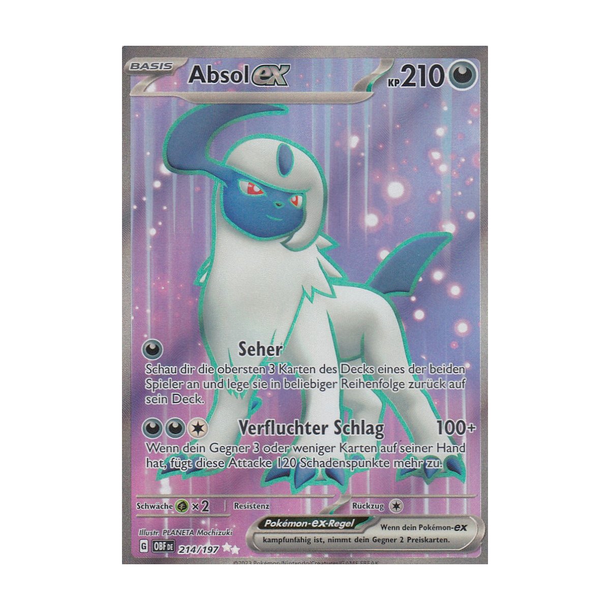Absol-ex 214/197 Obsidianflammen Pokemon Karte günstig kaufen