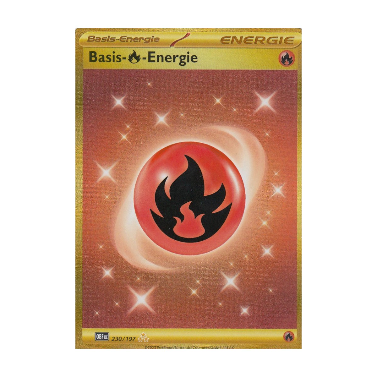Basis-Feuer-Energie 230/197 Hyper Rare Obsidianflammen Pokemon Karte kaufen