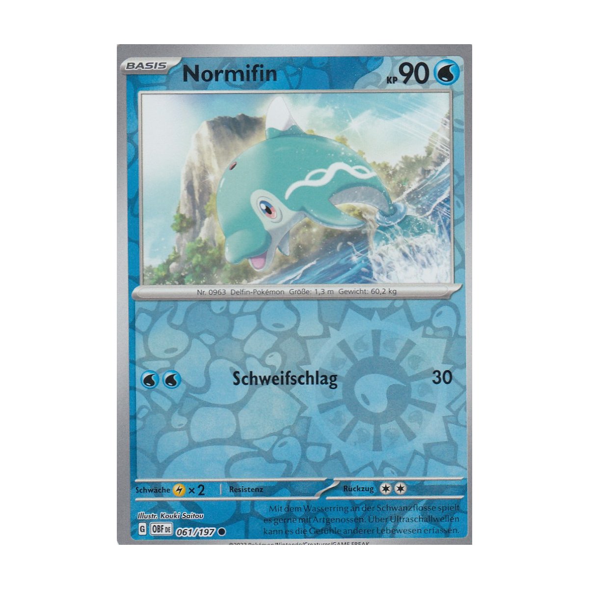 Normifin 061/197 REVERSE HOLO Obsidianflammen Pokemon Karte kaufen