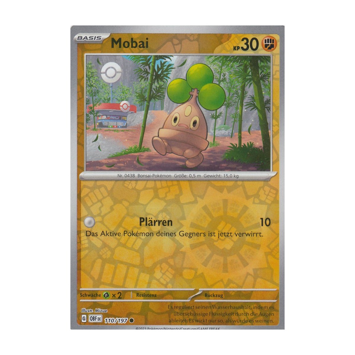 Mobai 110/197 REVERSE HOLO Obsidianflammen Pokemon Karte kaufen