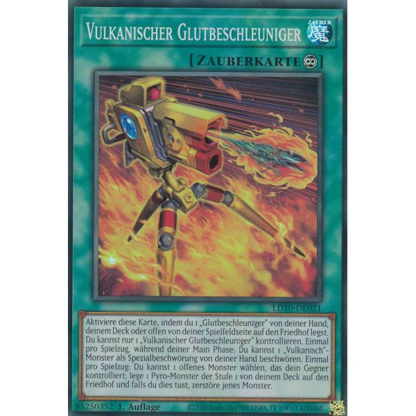Vulkanischer Glutbeschleuniger LD10-DE021 Legendary Duelists ...