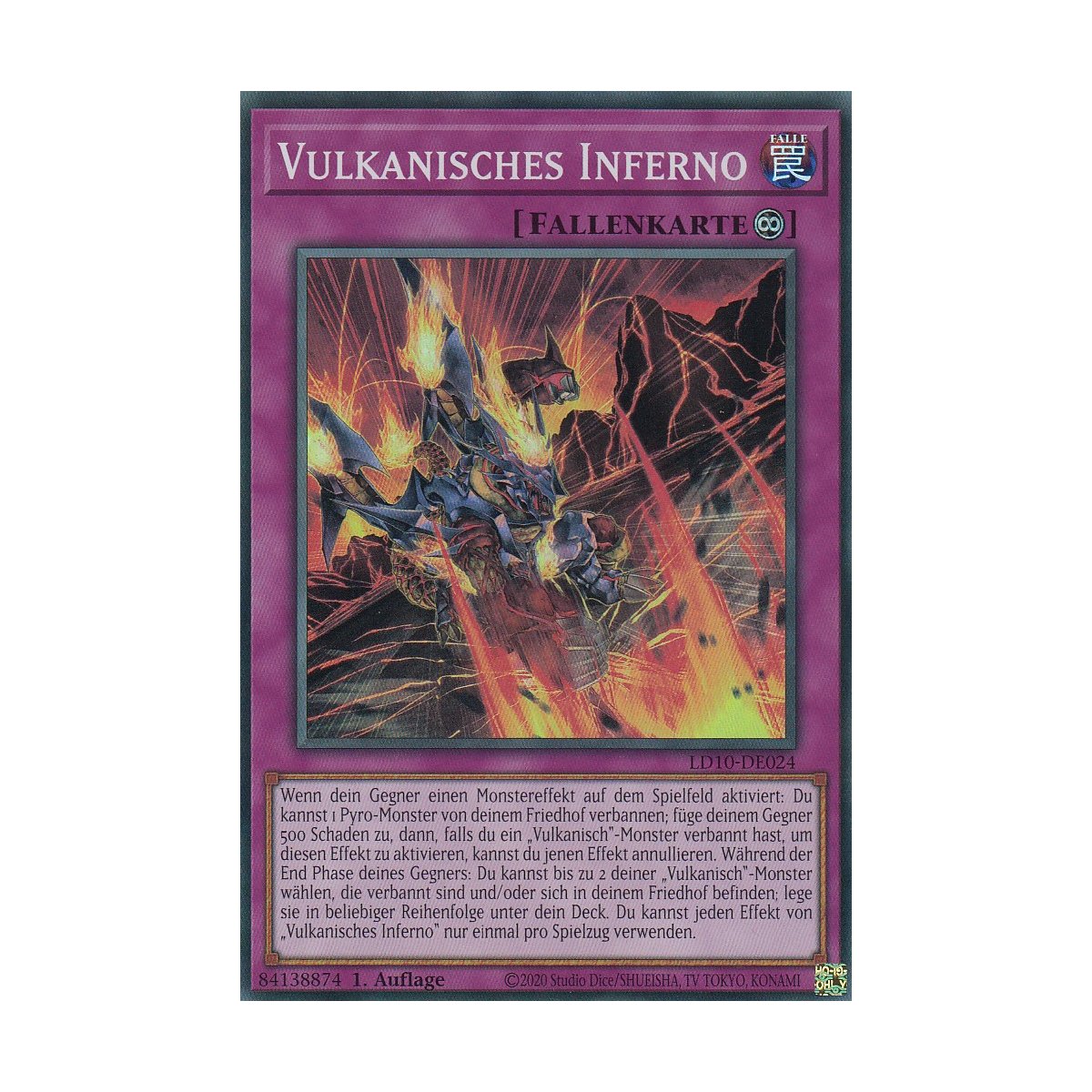 Vulkanisches Inferno LD10-DE024 Legendary Duelists: Soulburning Volcano ...