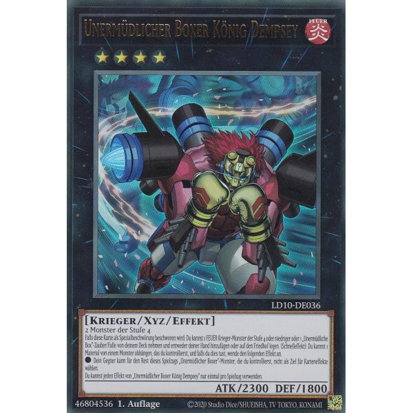 Unermüdlicher Boxer König Dempsey LD10-DE036 Legendary Duelists ...