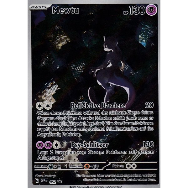 Mewtu SVP052 Karmesin & Purpur Promos Pokemon Karte kaufen