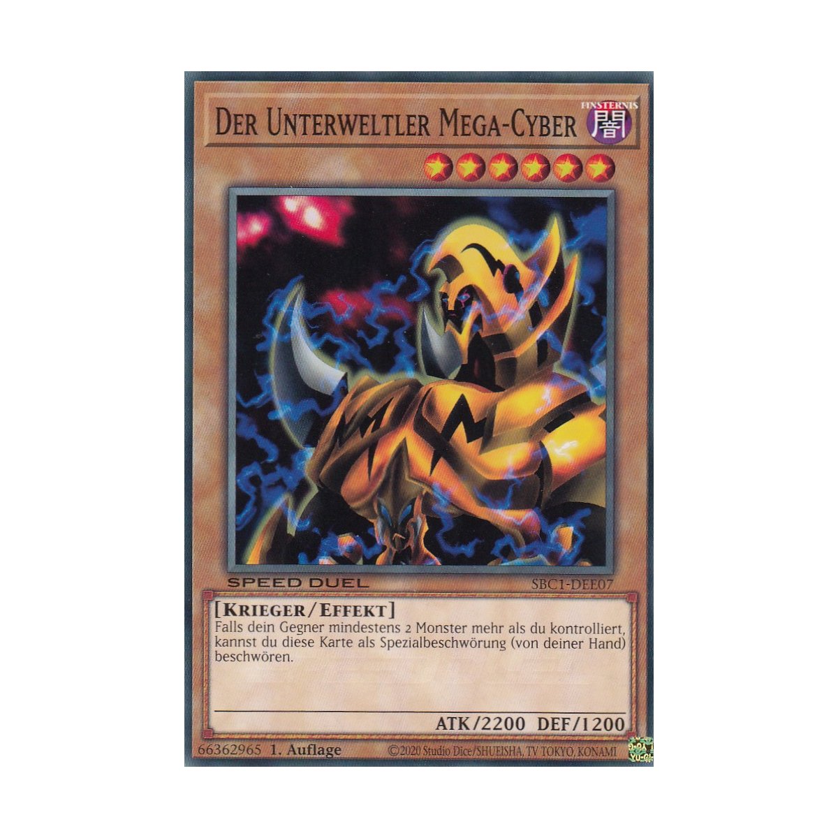 Der Unterweltler Mega-Cyber SBC1-DEE07 Speed Duel: Streets of Battle ...