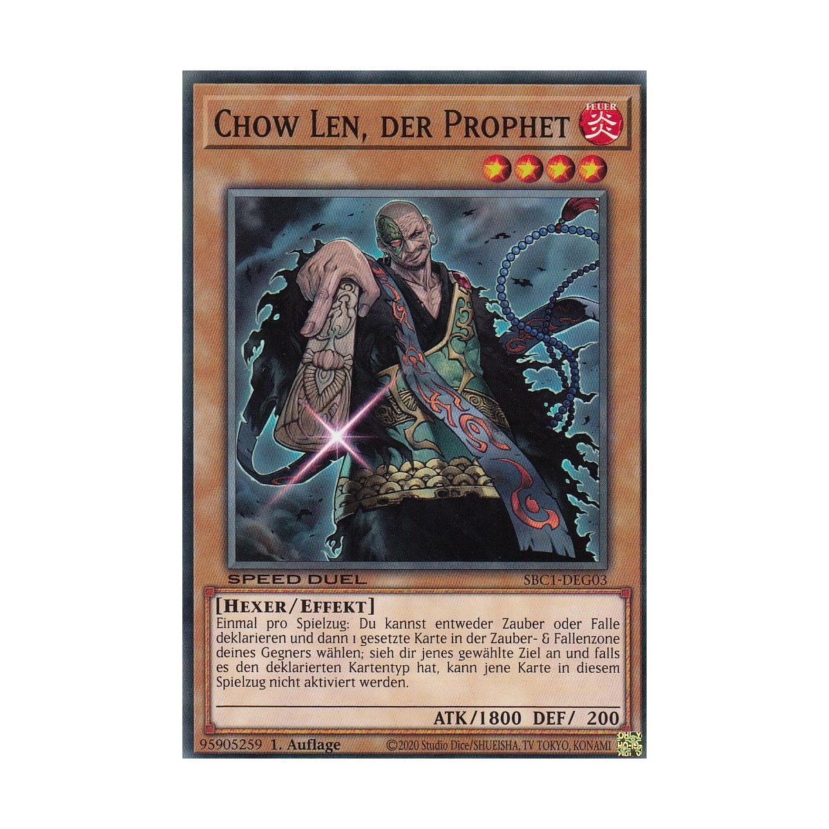 Chow Len, der Prophet SBC1-DEG03 Speed Duel: Streets of Battle City kaufen