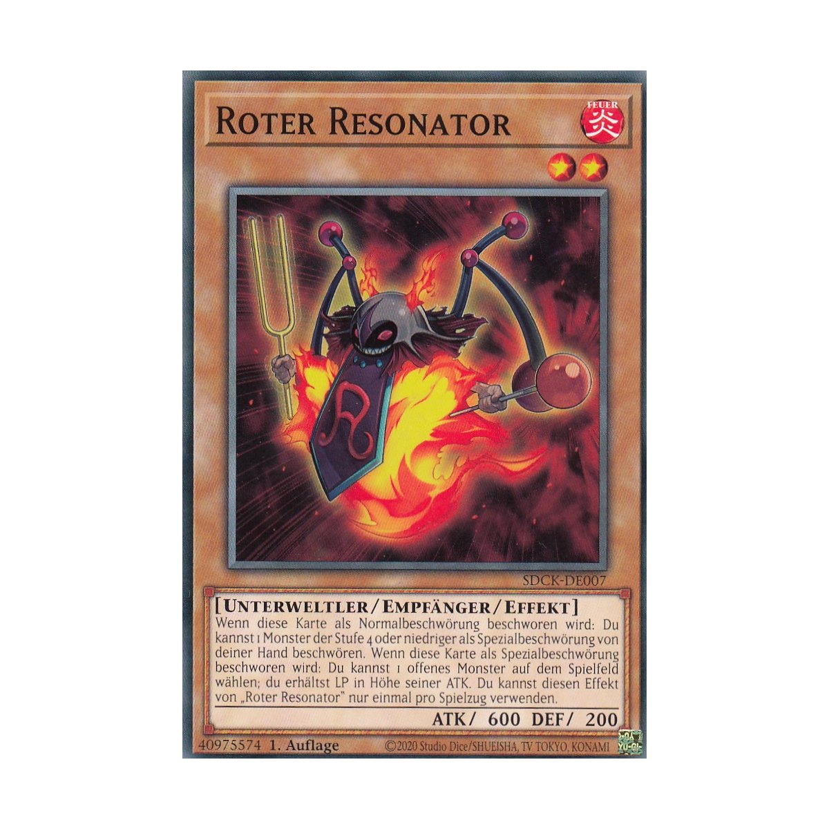 Roter Resonator SDCK-DE007 Structure Deck The Crimson King kaufen