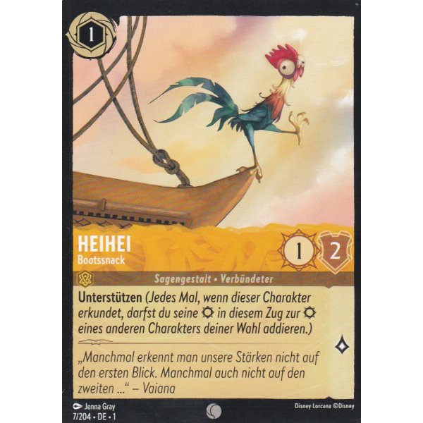 Heihei - Bootssnack Holo 7/204 1TFC-007-Holo Das Erste Kapitel kaufen