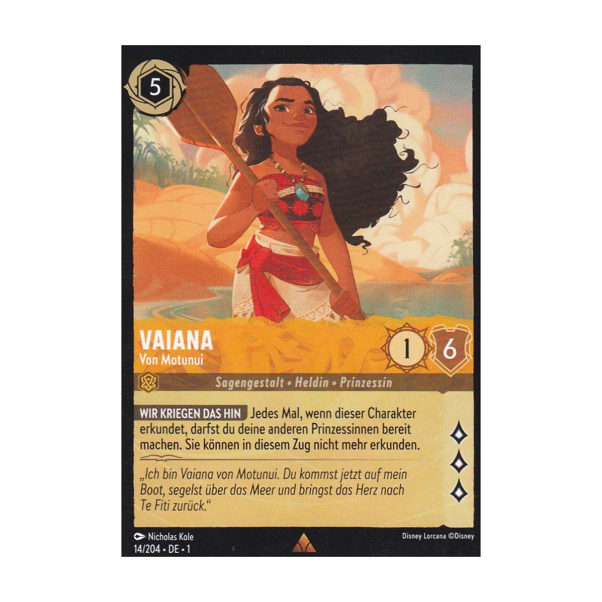 Vaiana - Von Motunui Holo 14/204 1TFC-014-Holo Das Erste Kapitel kaufen