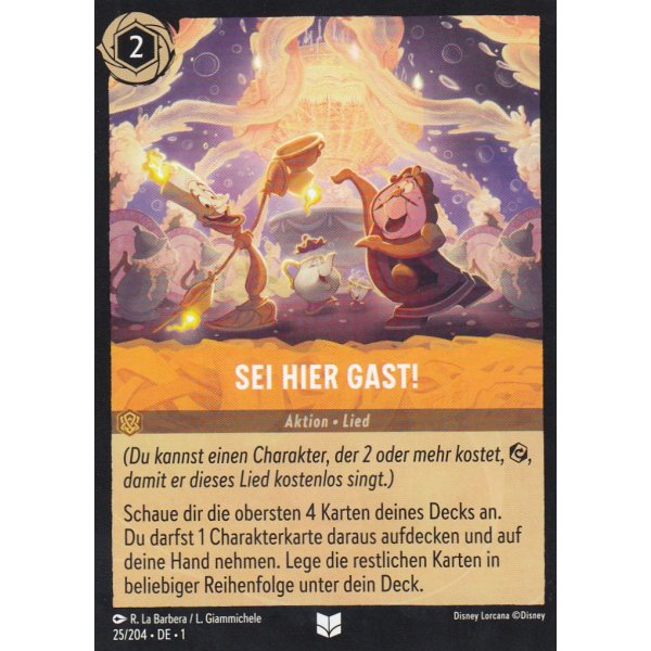 Sei Hier Gast! Holo 25/204 1TFC-025-Holo Das Erste Kapitel kaufen