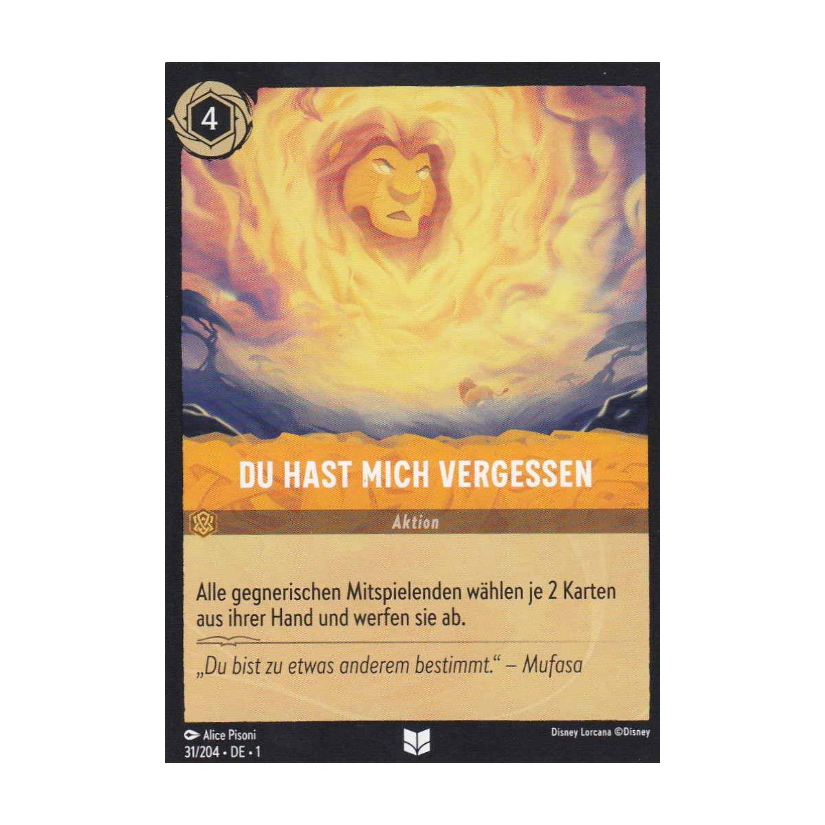 Du Hast Mich Vergessen Holo 31/204 1TFC-031-Holo Das Erste Kapitel kaufen