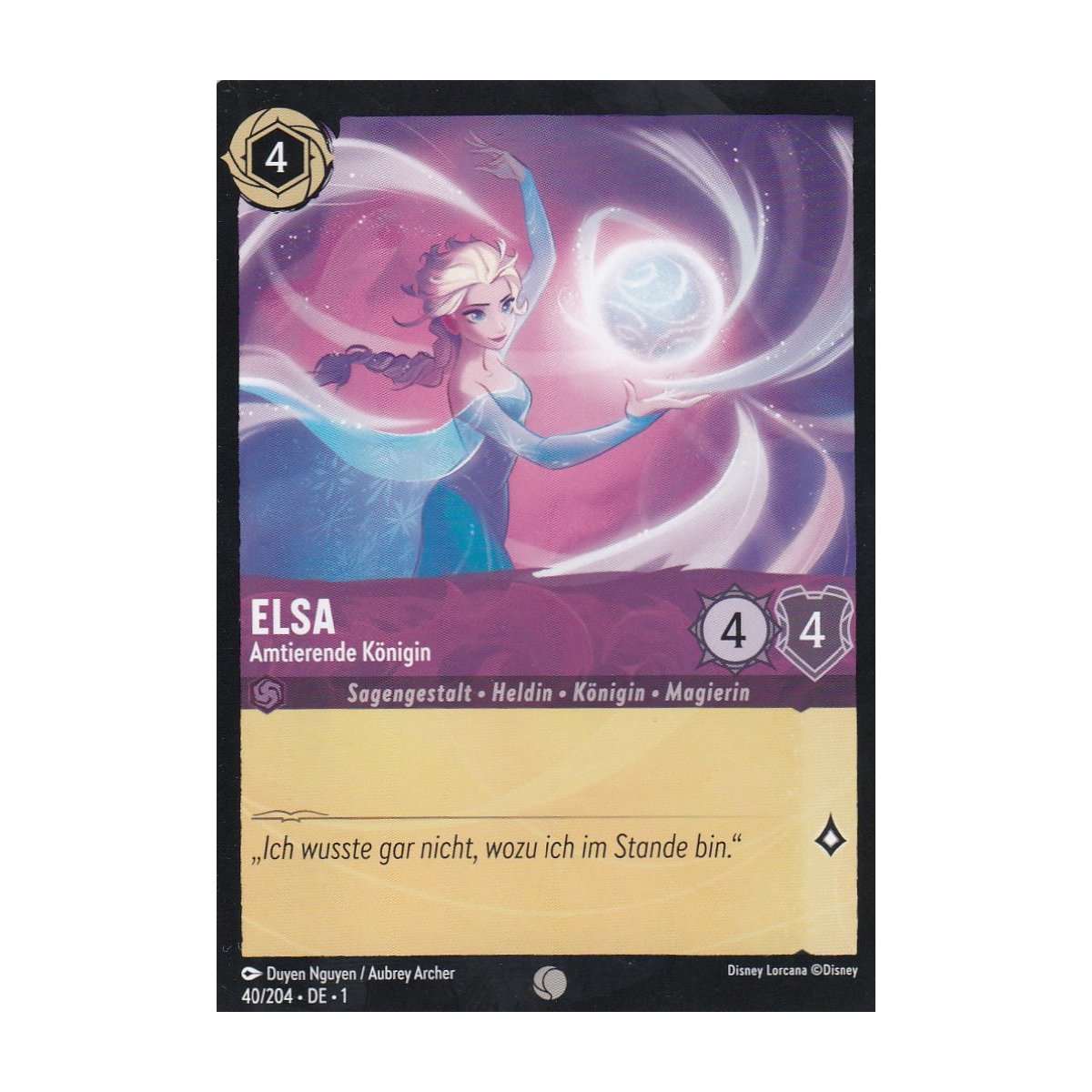 Elsa - Amtierende Königin Holo 40/204 1TFC-040-Holo Das Erste Kapitel ...