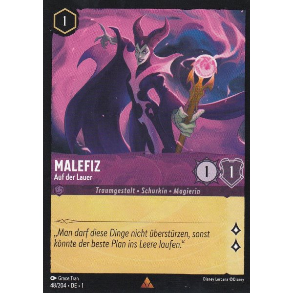 Malefiz - Auf der Lauer Holo 48/204 1TFC-048-Holo Das Erste Kapitel kaufen