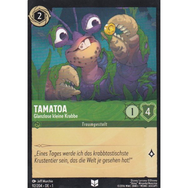 Tamatoa - Glanzlose kleine Krabbe 92/204 1TFC-092 Das Erste Kapitel kaufen